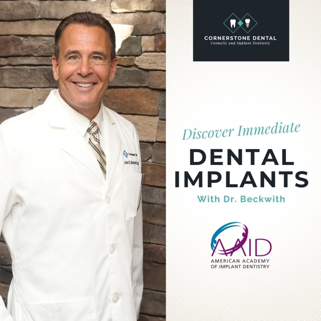 Dr. Beckwith Discusses Immediate Implants on the AAID Blog